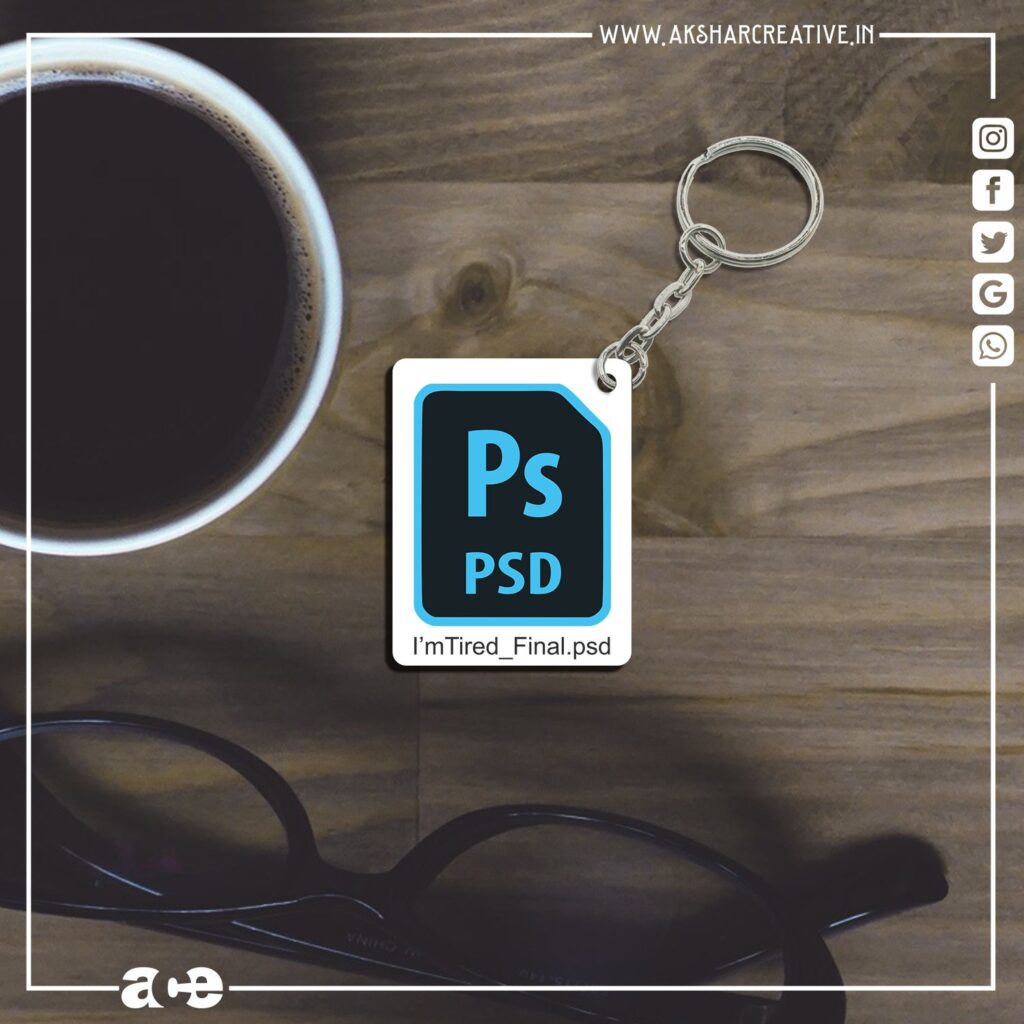 Photoshop Keychain - Akshar Creative Enterprise