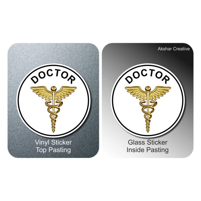 CA Logo Sticker for Car | Inside Pasting