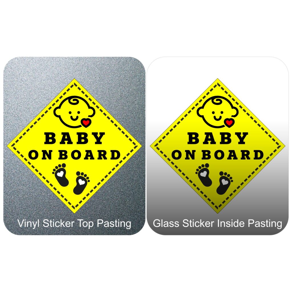 Baby on Board Car Sticker - Akshar Creative Enterprise